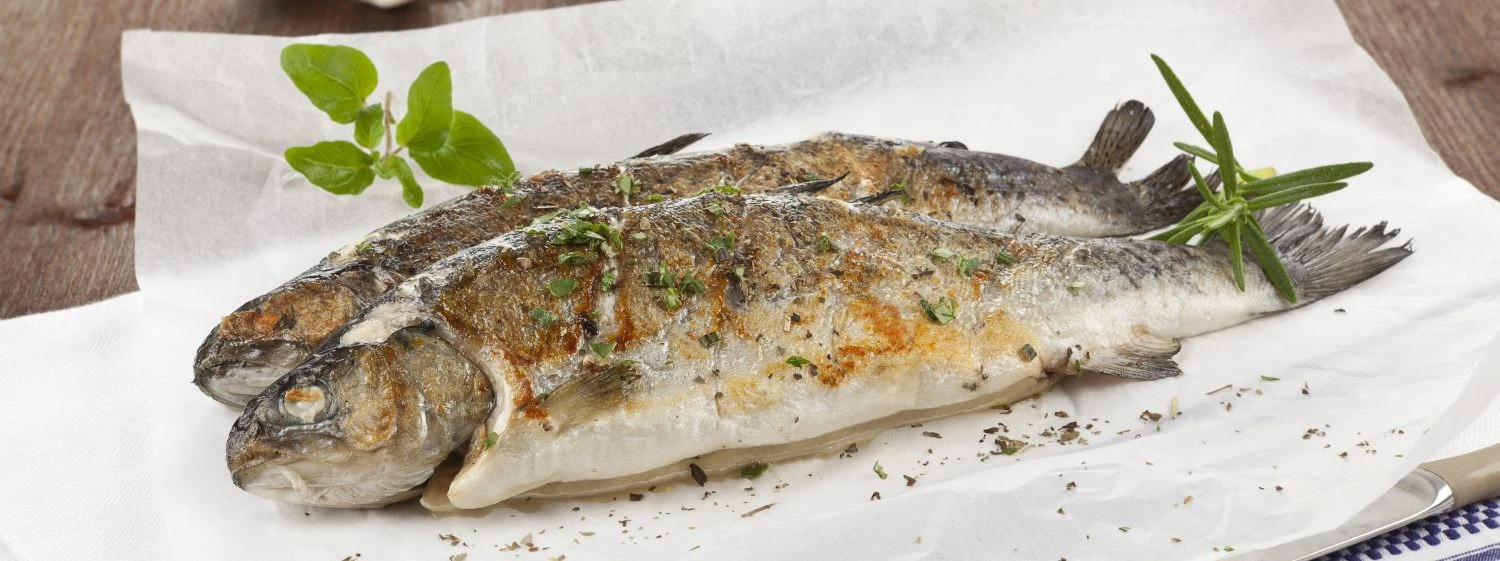 Recept pstruh na bylinkách | Trenujeme.sk